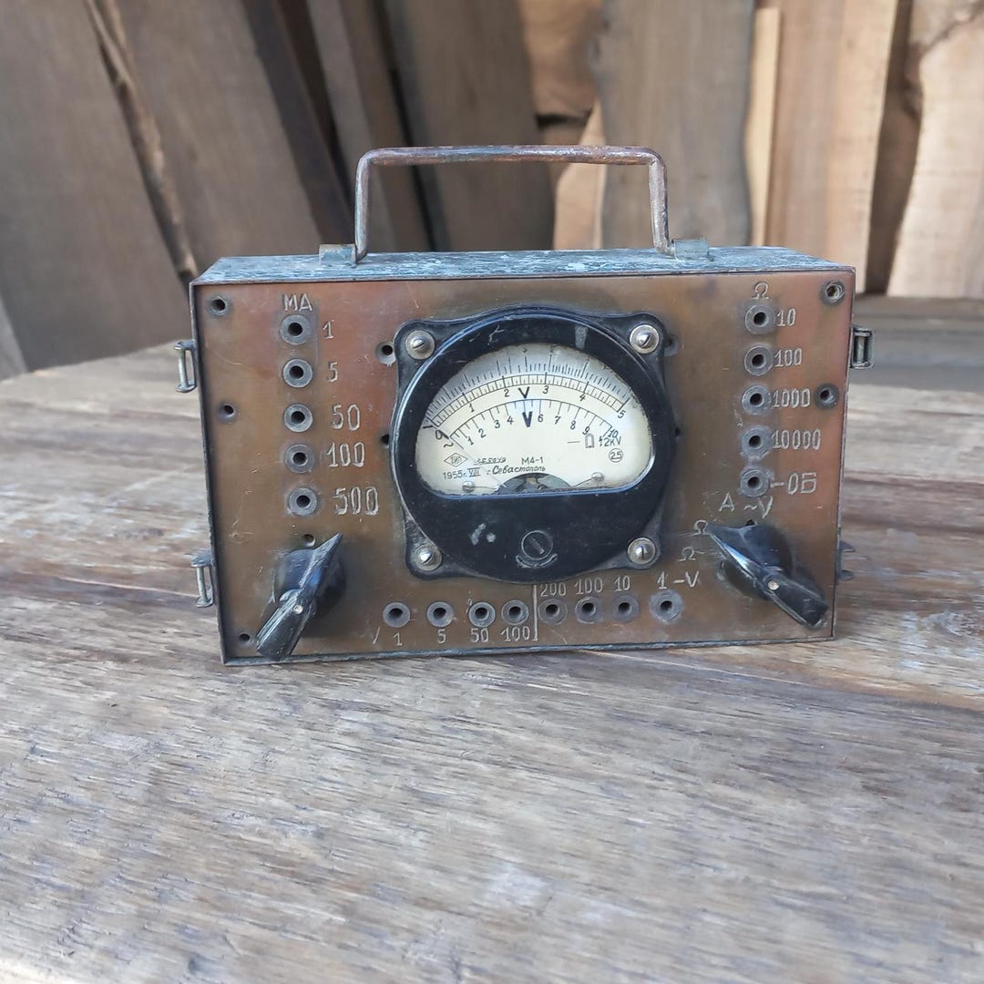 50's Rare Vintage Soviet Tester Electrical Measuring Combination ...