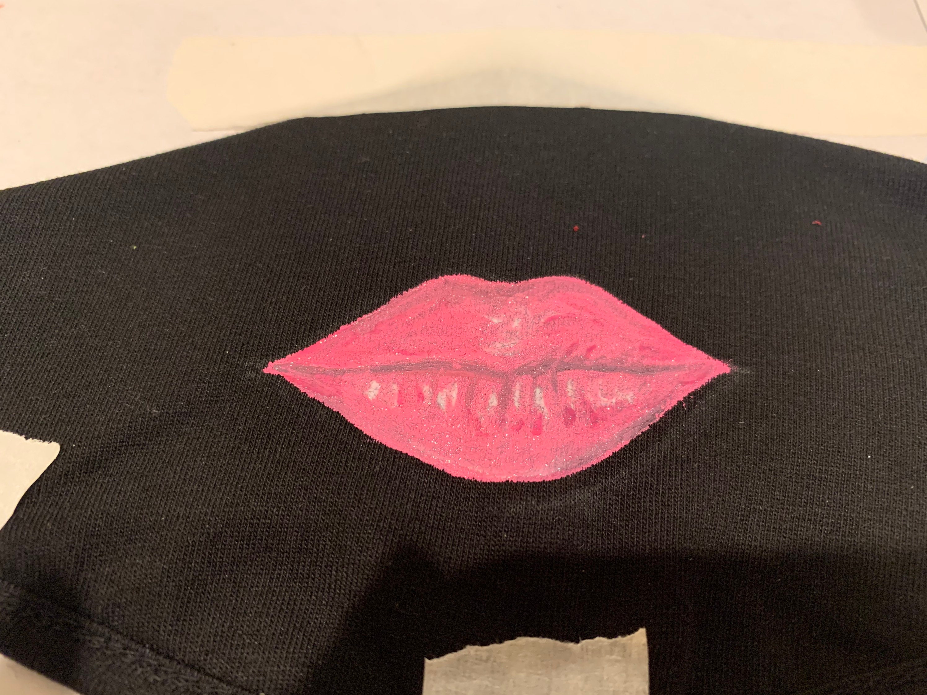 Custom Hand Painted 3 Ply Face Masks - Etsy Ireland