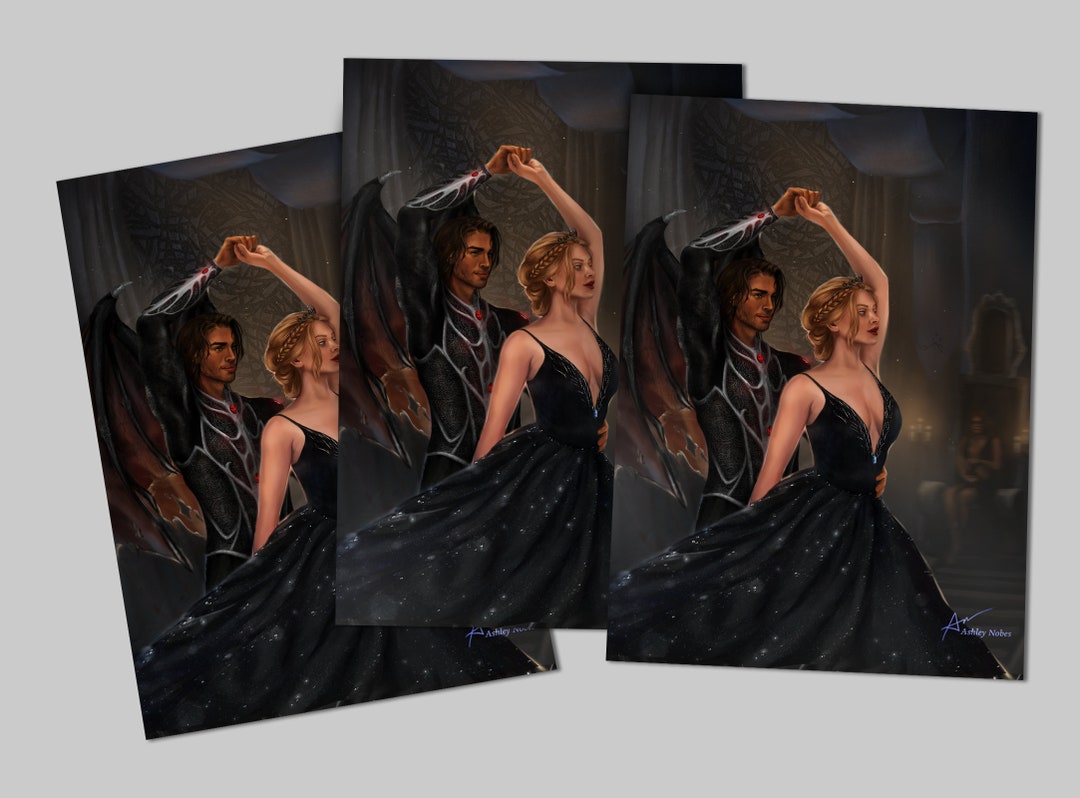 Nesta And Cassian Art Print Etsy 9736