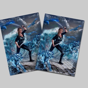 Feyre and the Water Wolves Art Print - Officially Licensed - Etsy