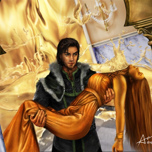 Auren and Rip Gild Fanart Print - Etsy