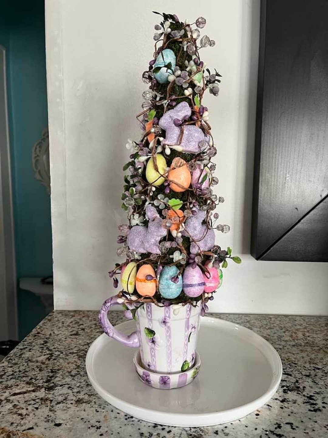 Easter Tree Decor, Easter Tree, Easter Topiary, Easter Egg Centerpiece ...