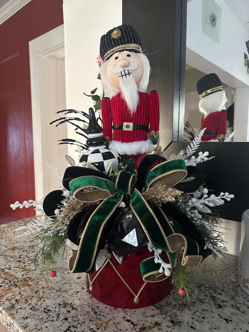 Glam Nutcracker Christmas Decoration/ Christmas Table Decor - Etsy