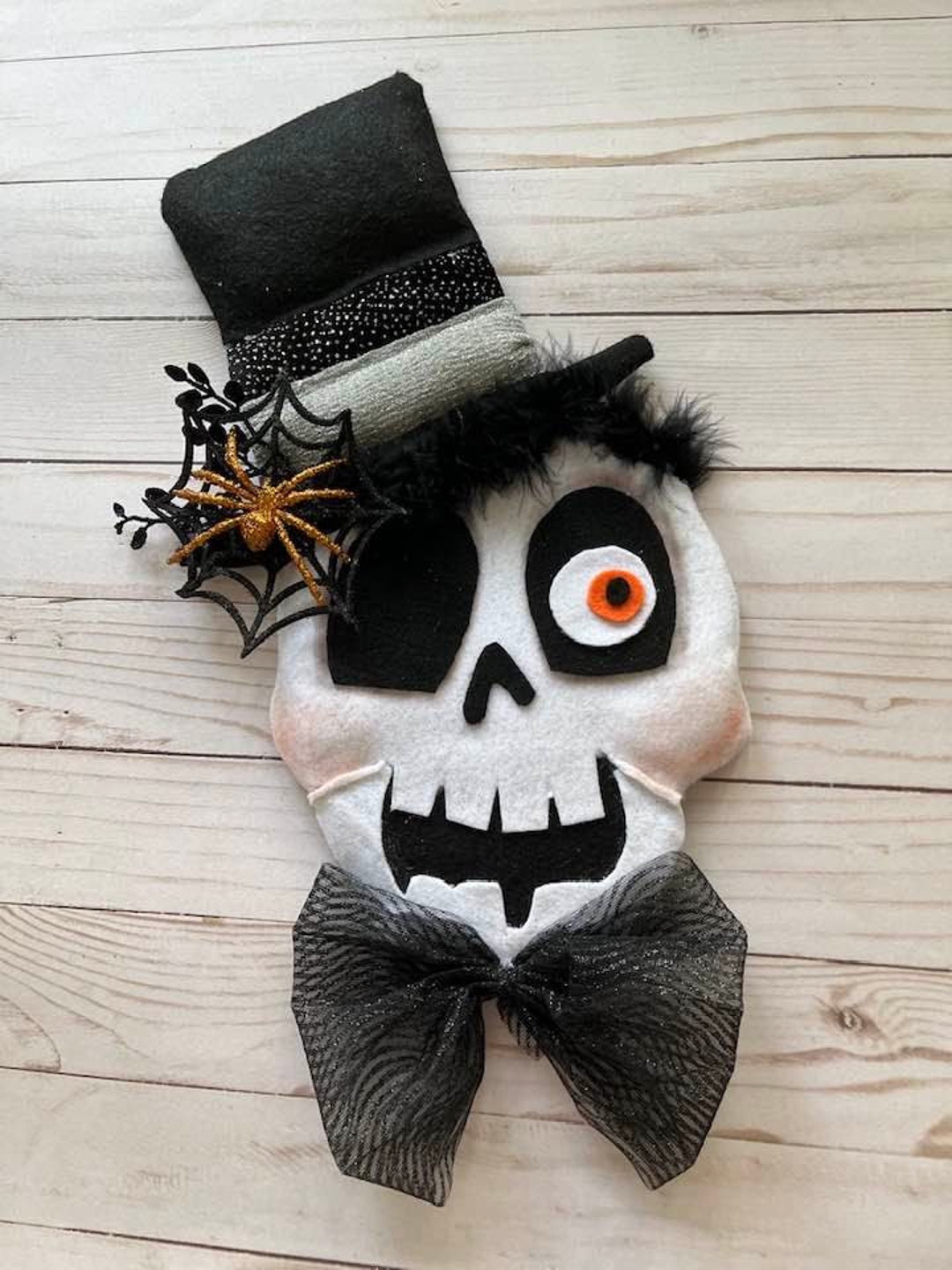 Mr Skully Wreath Attachment/ Halloween Wreath Attachment. - Etsy