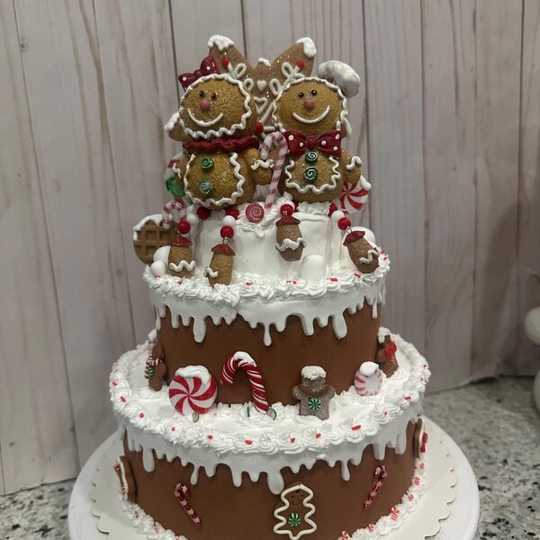 Fake Christmas Cake - Etsy