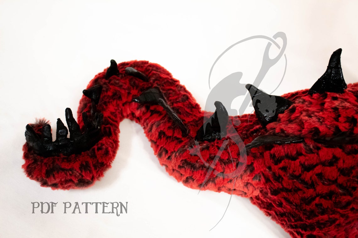 Dragon Plush Sewing Pattern PDF Hookfang Monstrous Nightmare - Etsy Canada