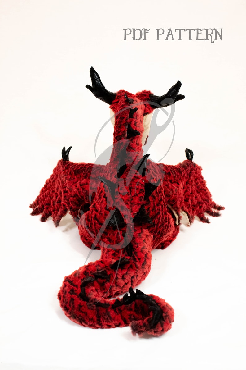 Dragon Plush Sewing Pattern PDF Hookfang Monstrous Nightmare - Etsy Canada