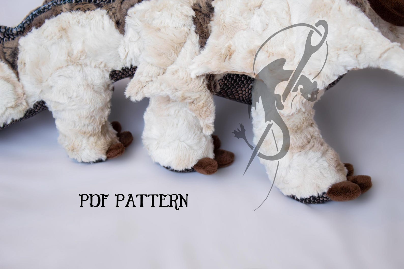 Appa Dragon Plush Sewing Pattern: Avatar Fanart DIY (PDF) - Etsy