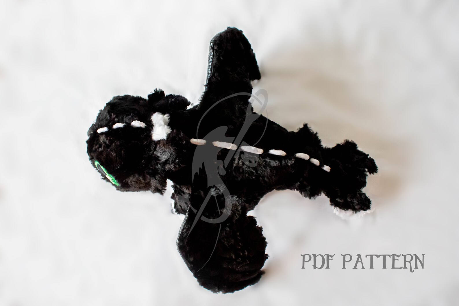 Dragon Plush Sewing Pattern PDF Night Light Ruffrunner - Etsy Australia