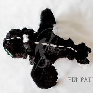 Sewing Pattern PDF Dragon Plush - Night Light Ruffrunner - How to Train ...