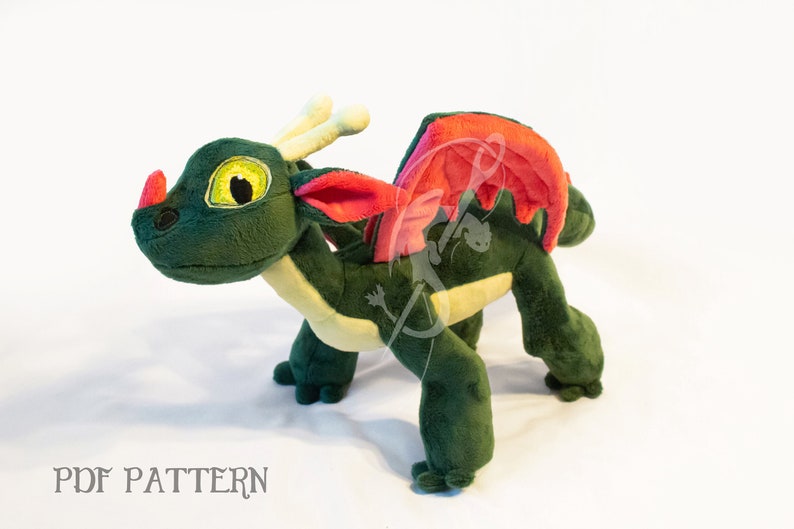 Dragon Plush Sewing Pattern PDF Book Toothless Small - Etsy Australia