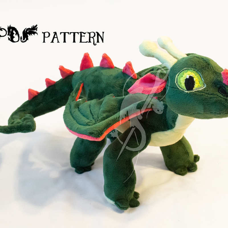 Dragon Plush Pattern - Etsy