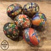 Set of 6 Assorted Washi Easter Eggs Decor - Handmade With Japanese Washi Paper. Perfect for ...