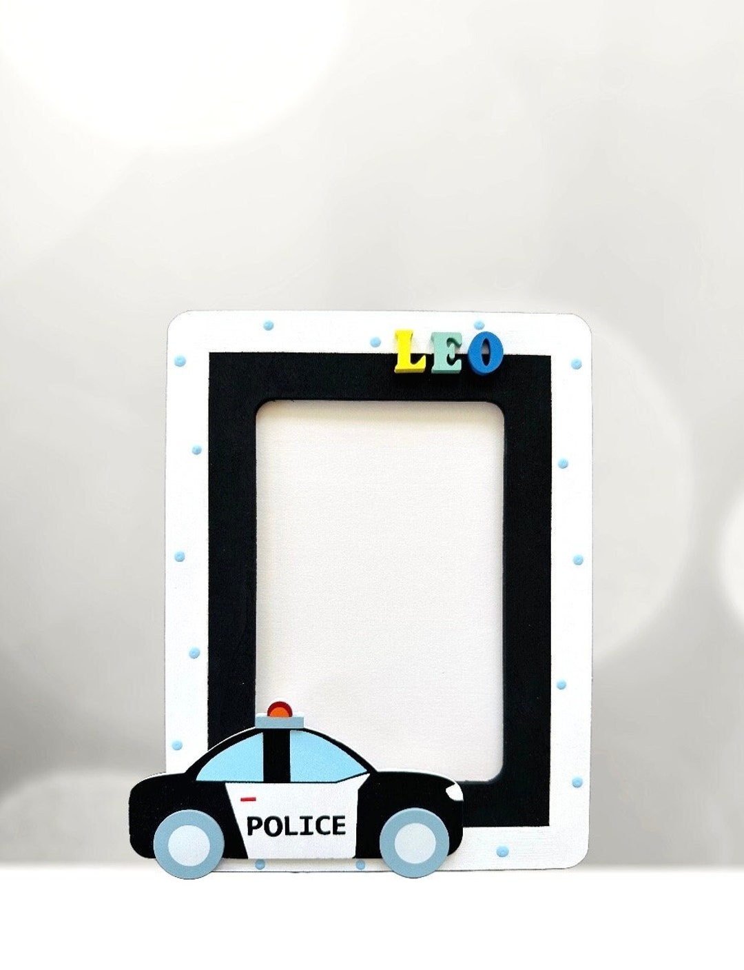 Police Car Picture Frame, Personalized - Etsy