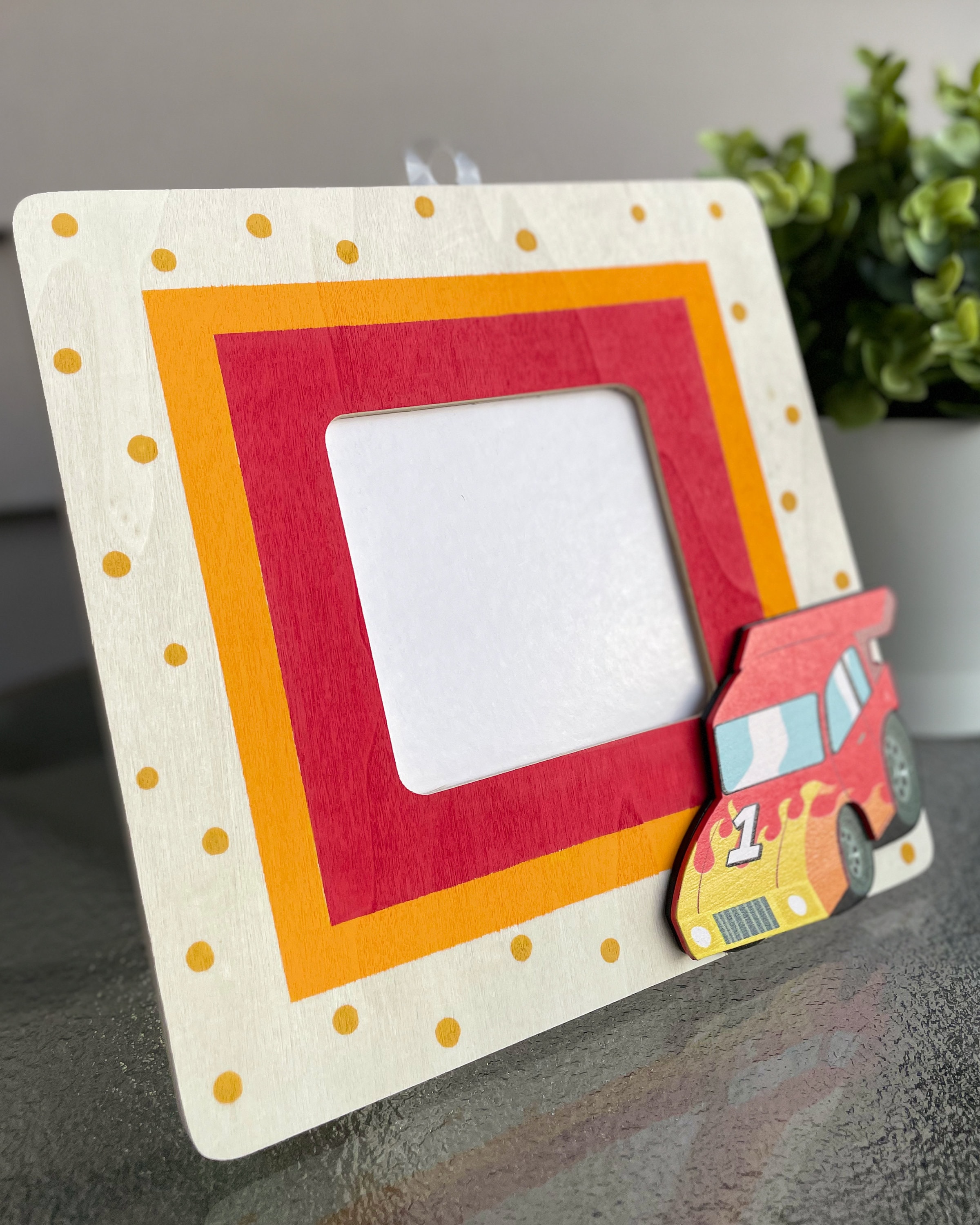Race Car Picture Frame - Etsy