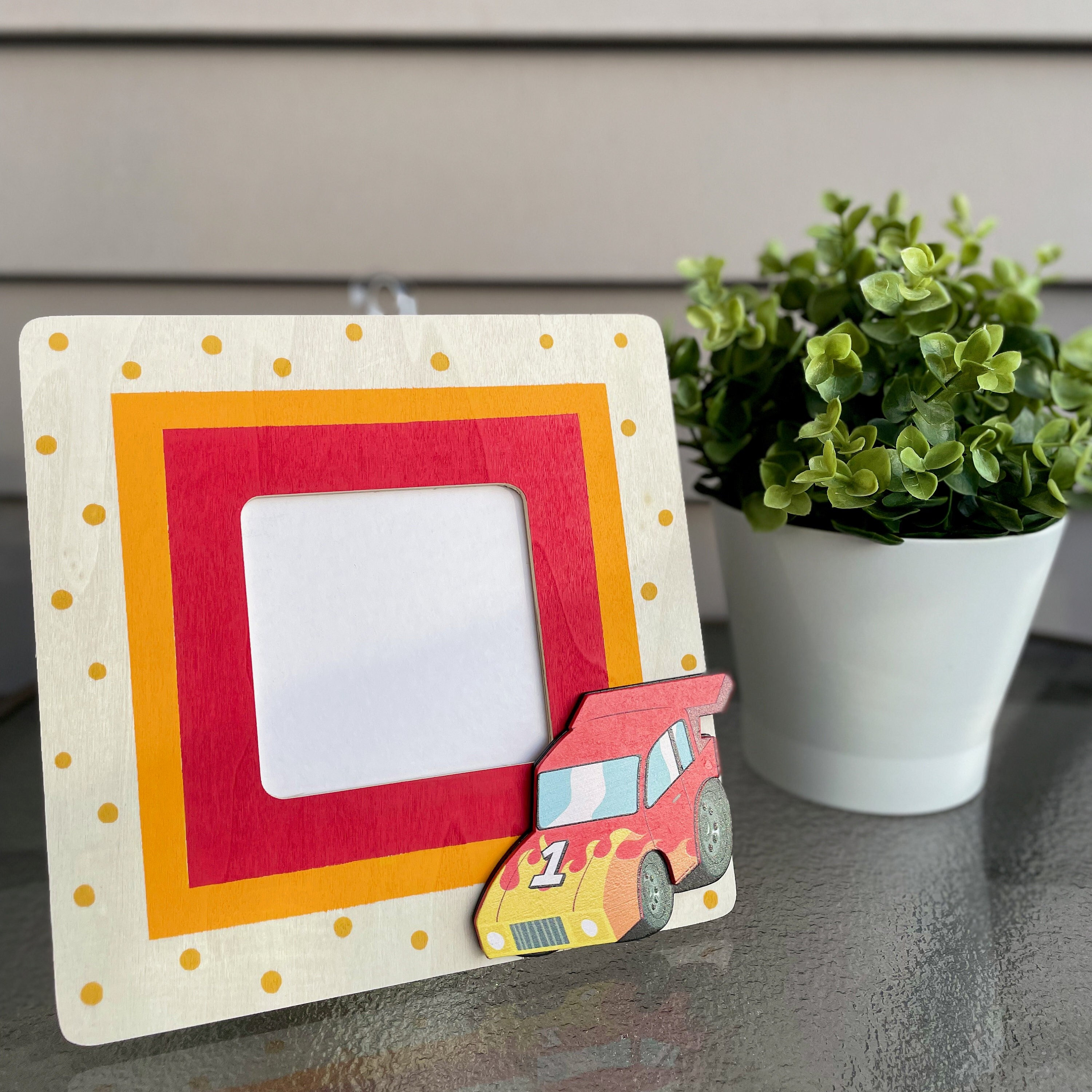 Race Car Picture Frame - Etsy