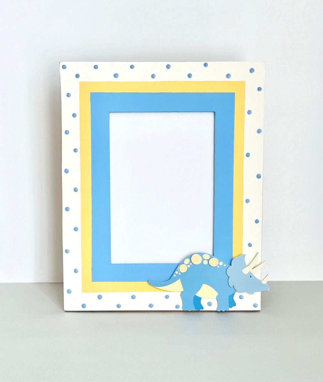 Triceratops Dinosaur Picture Frame - Etsy