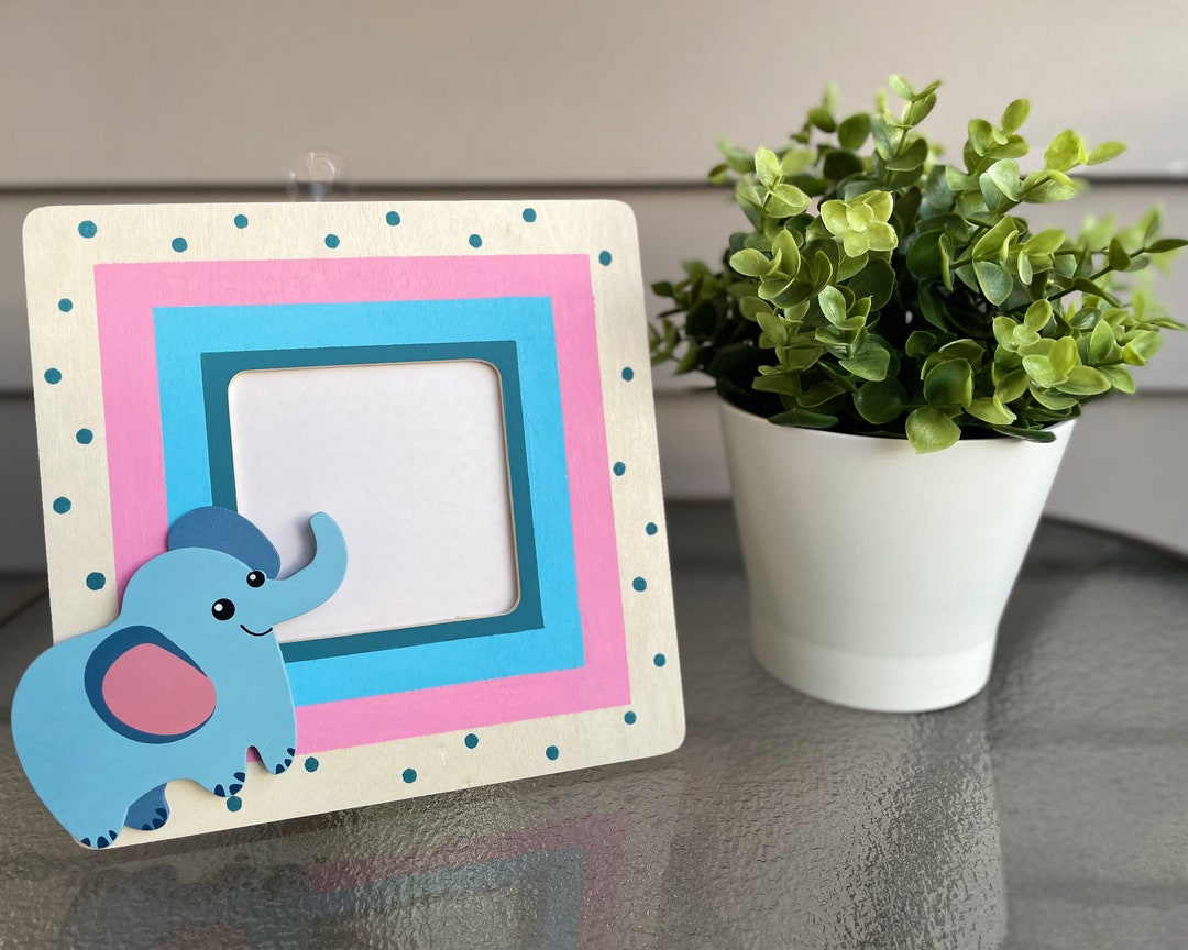 Baby Elephant Picture Frame - Etsy