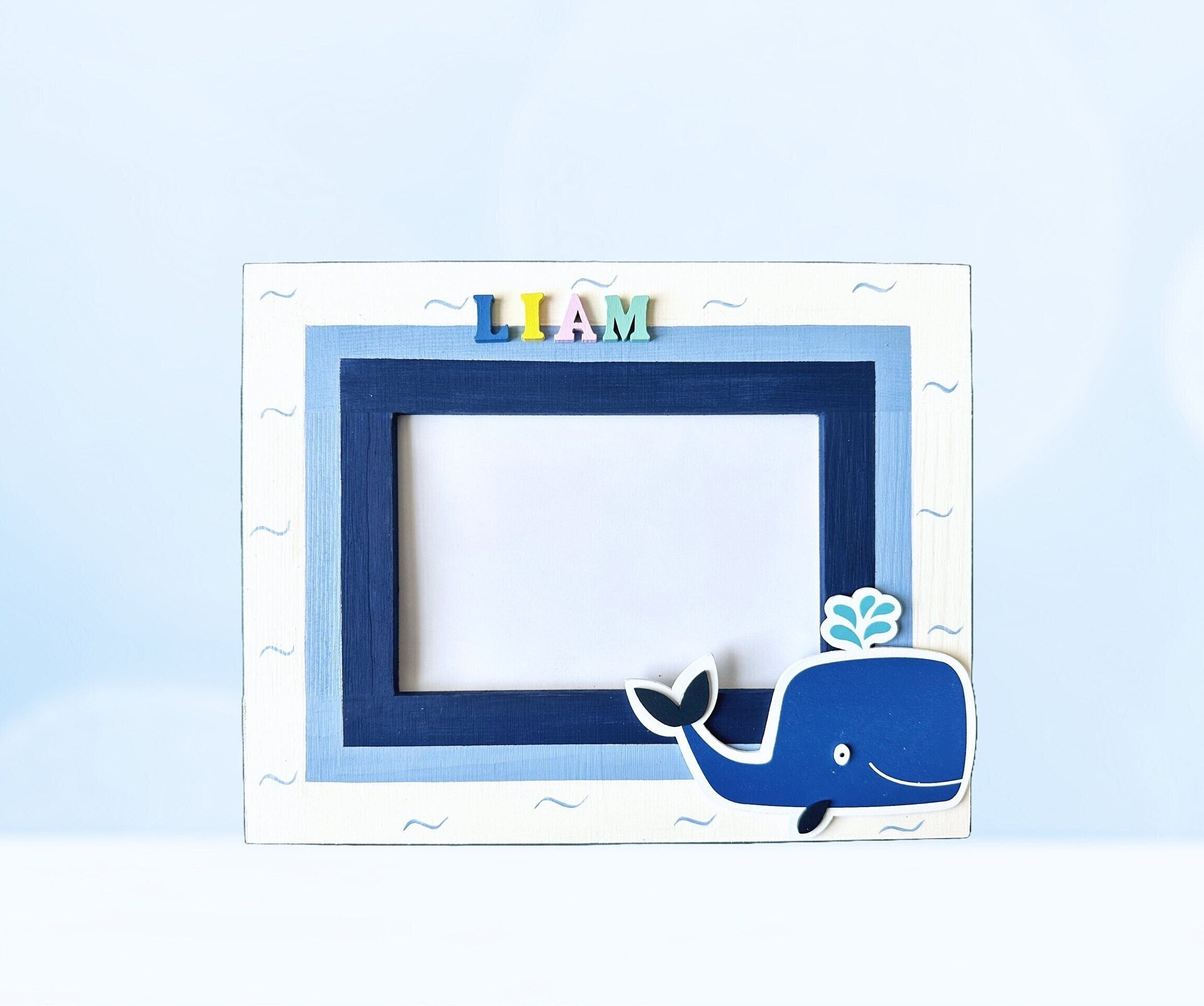 Whale Picture Frame, Personalized - Etsy