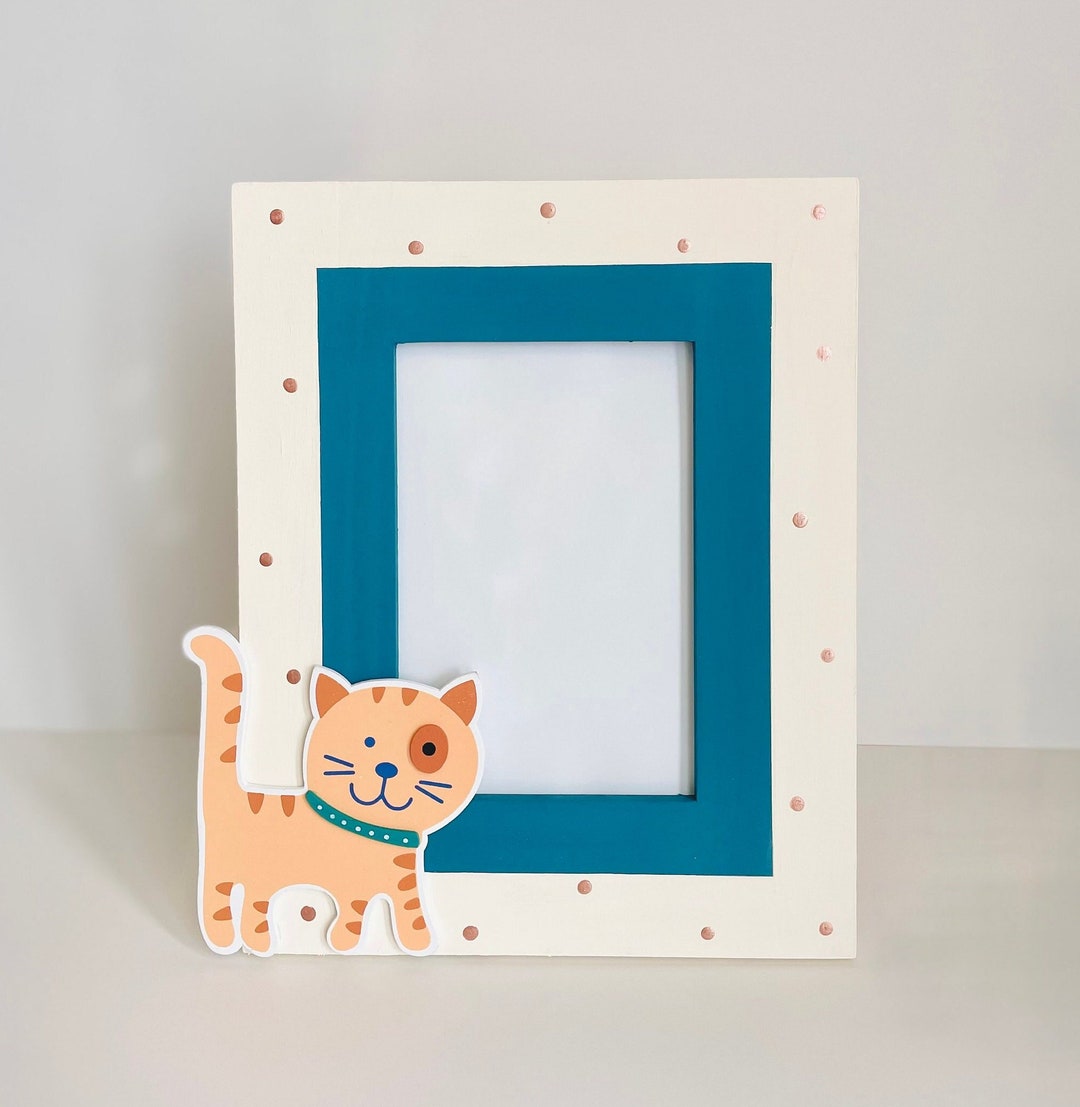 Cat Picture Frame, Personalized - Etsy