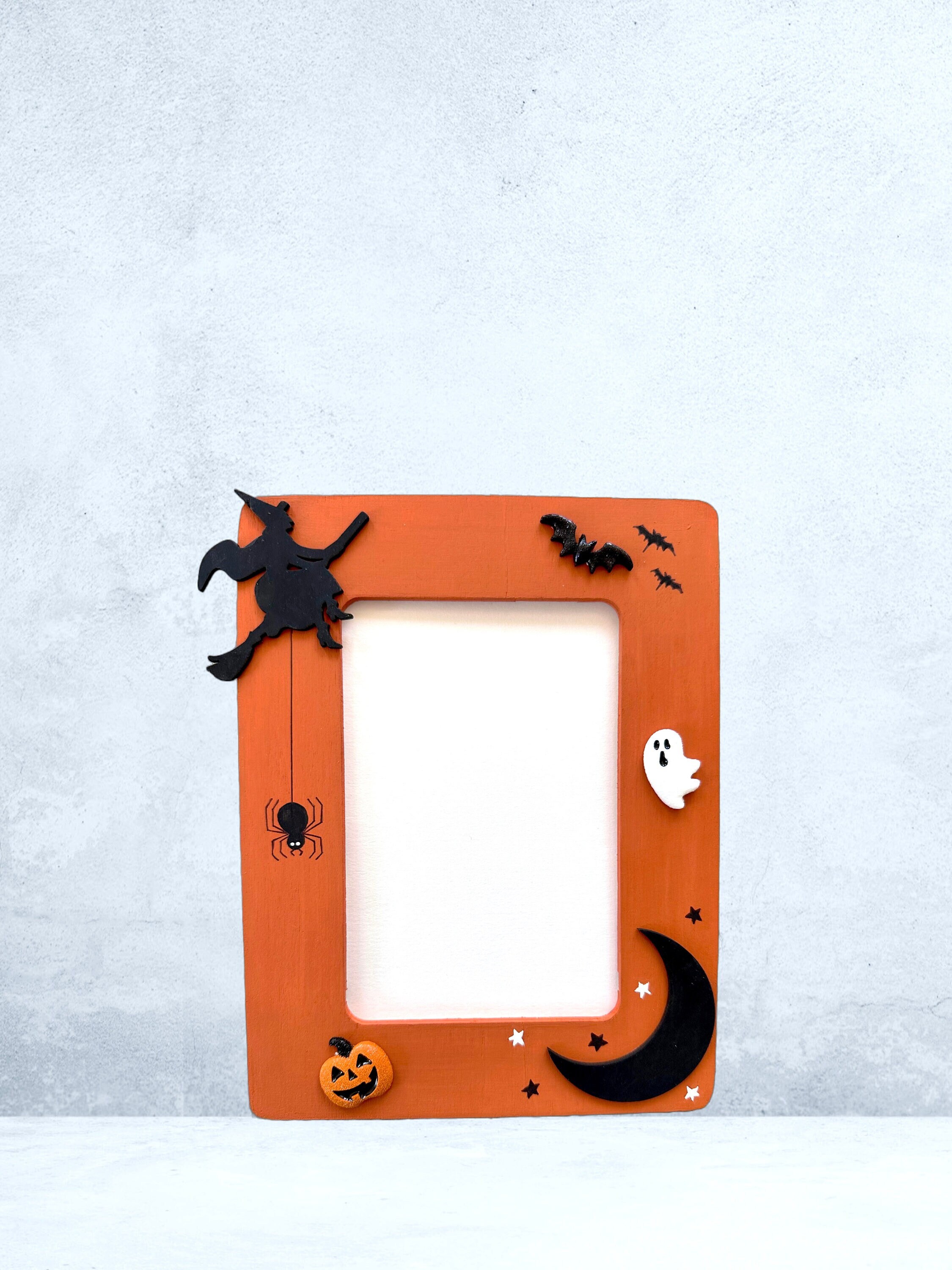 Halloween Witch and Moon Picture Frame - Etsy