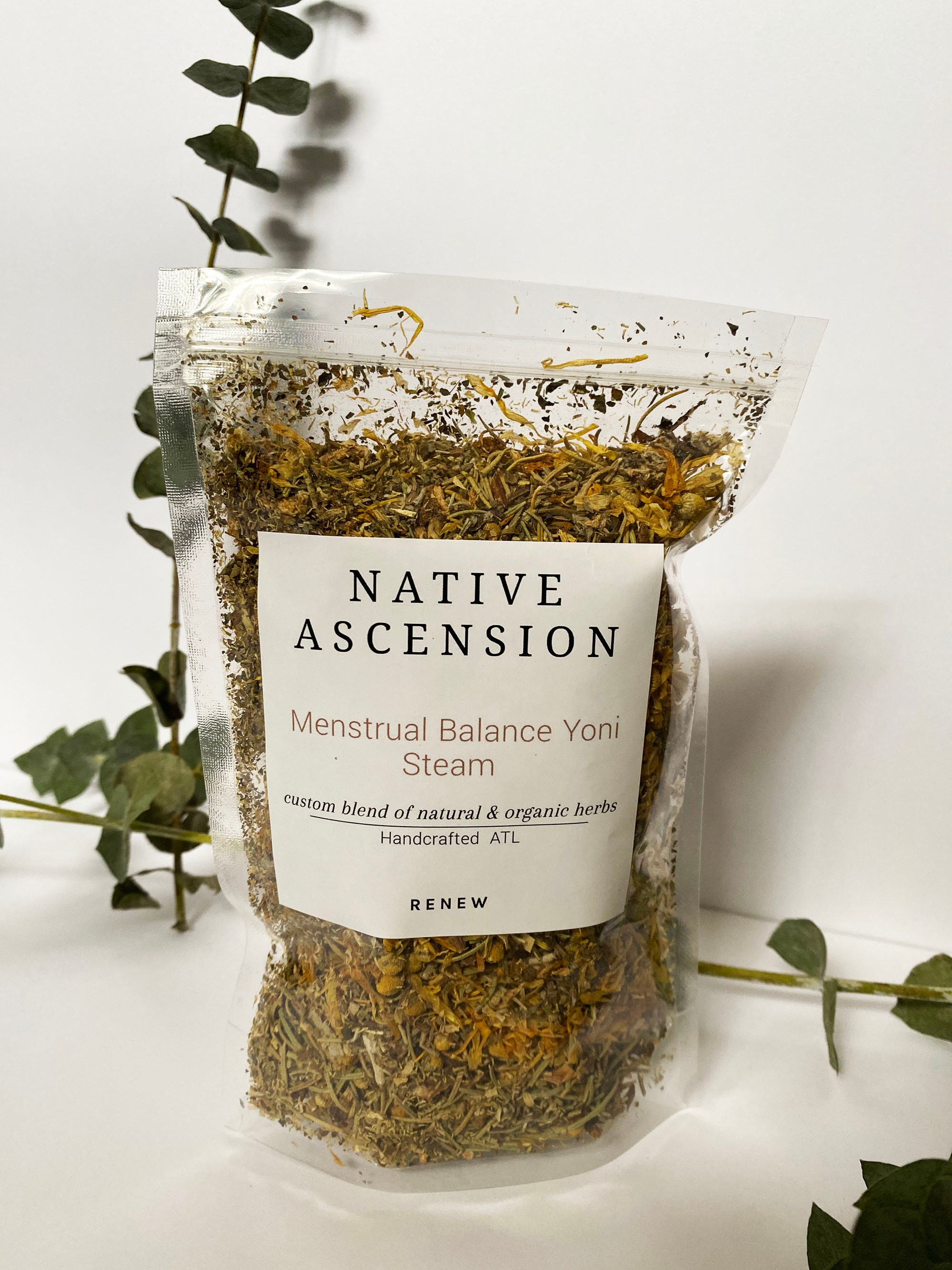 Menstrual Balance Yoni Steam 4oz, Creates 8-12 Yoni Steams, Eases ...