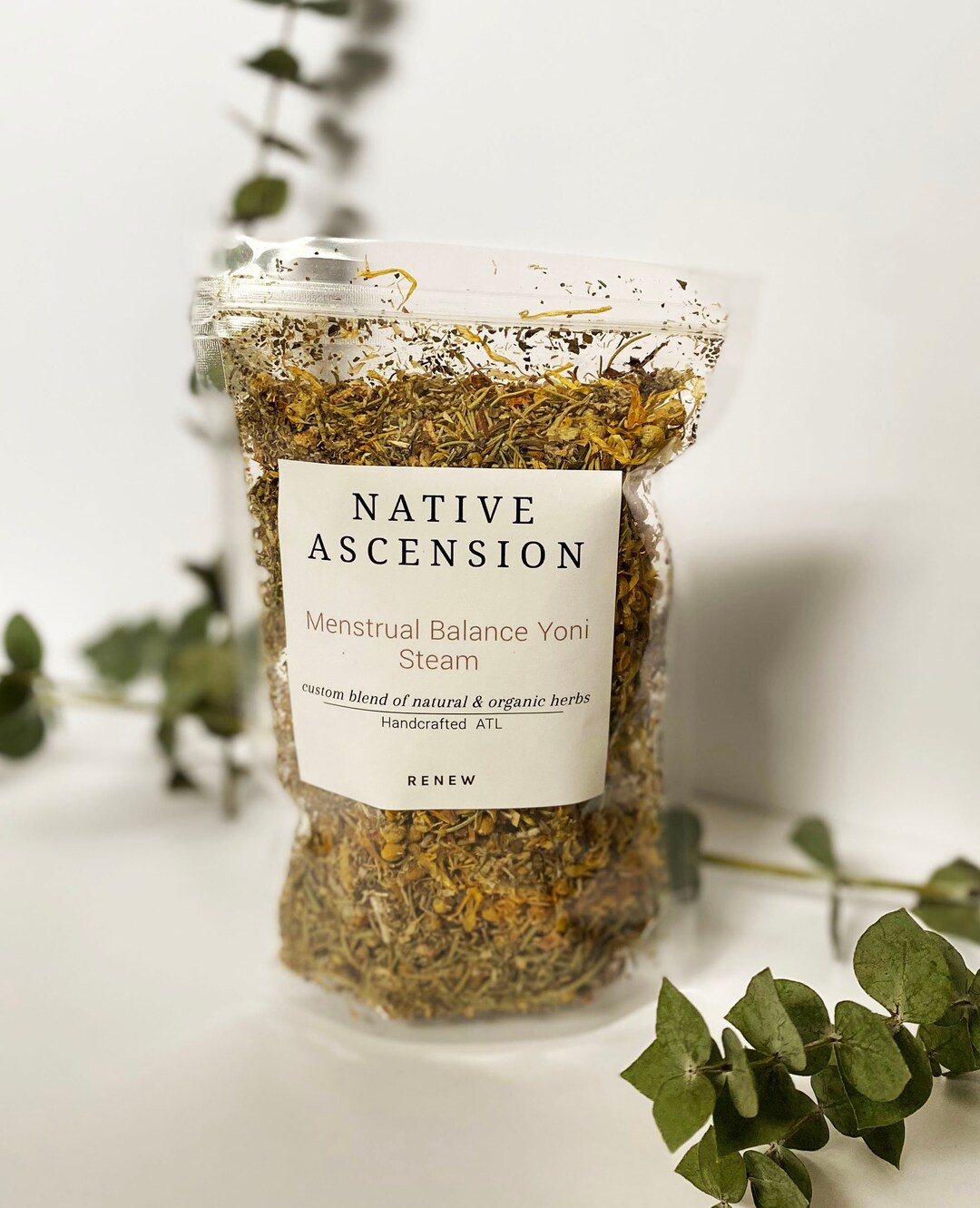 Menstrual Balance Yoni Steam 4oz, Creates 8-12 Yoni Steams, Eases ...