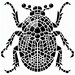 Mosaic Beetle Template Pack - Etsy