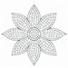 Mosaic Flower Pattern Template Pack - Etsy
