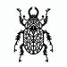 Mosaic Beetle Template Pack - Etsy