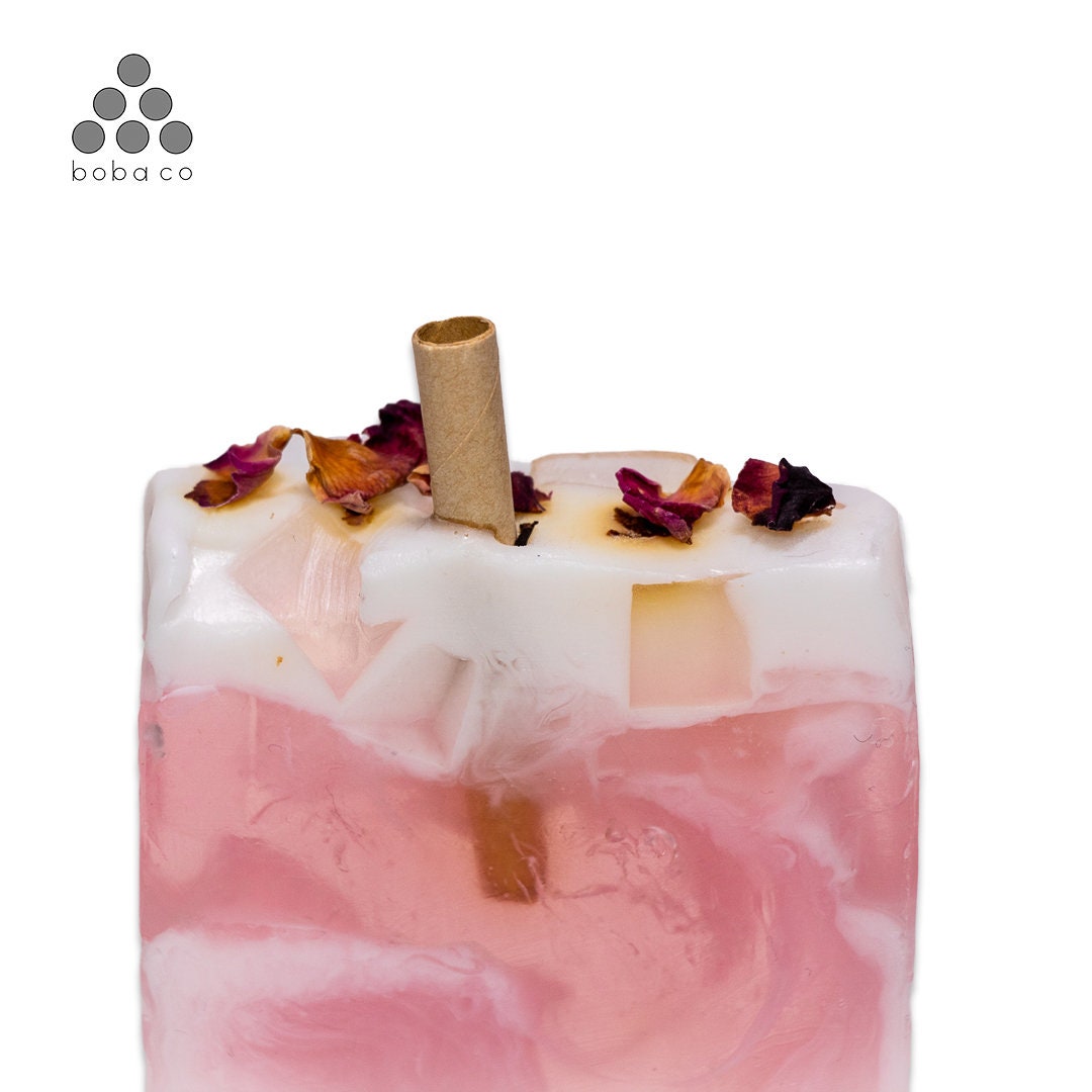 Rose Boba Bar - Handmade Soap Inspired by Bubble Tea - Etsy Canada