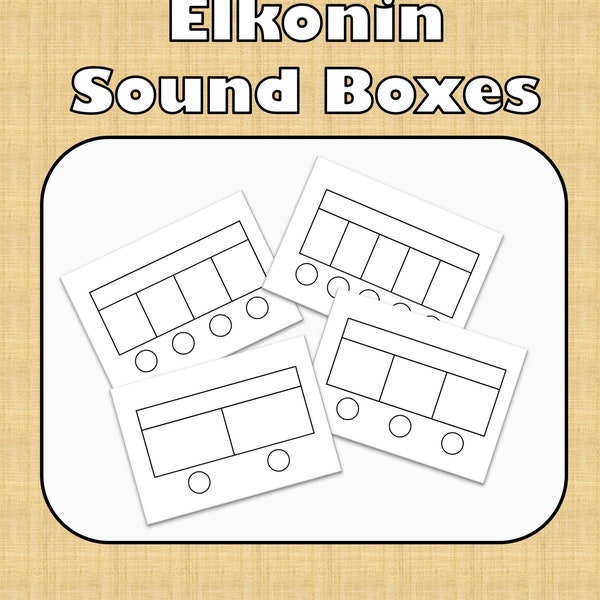 Sound Elkonin Boxes Blank Word Work Cvc Phonemic Awareness - Etsy