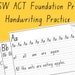 A-Z Alphabet Handwriting Practice Sheets NSW ACT Australia Foundation ...