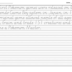Year 1 - 2 Weekly Handwriting for the Year Read, Trace, Copy, Write in ...