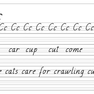 A-Z Alphabet Handwriting Practice Sheets Letter Formation South ...