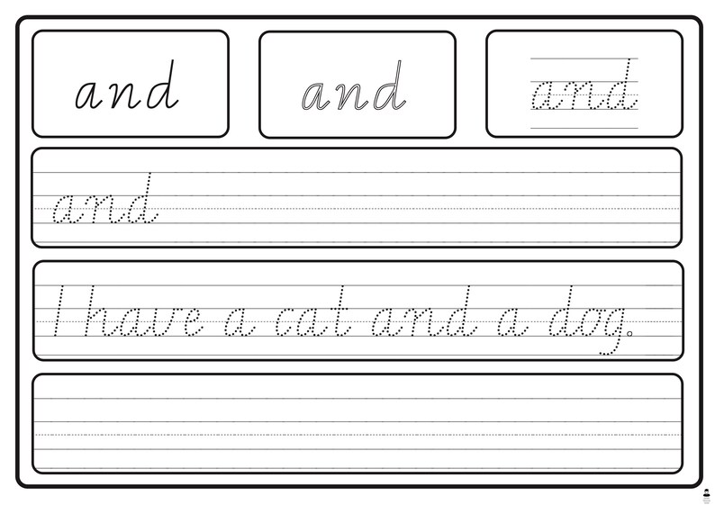 Oxford 100 High Frequency Words Handwriting Worksheets List VIC WA NT ...