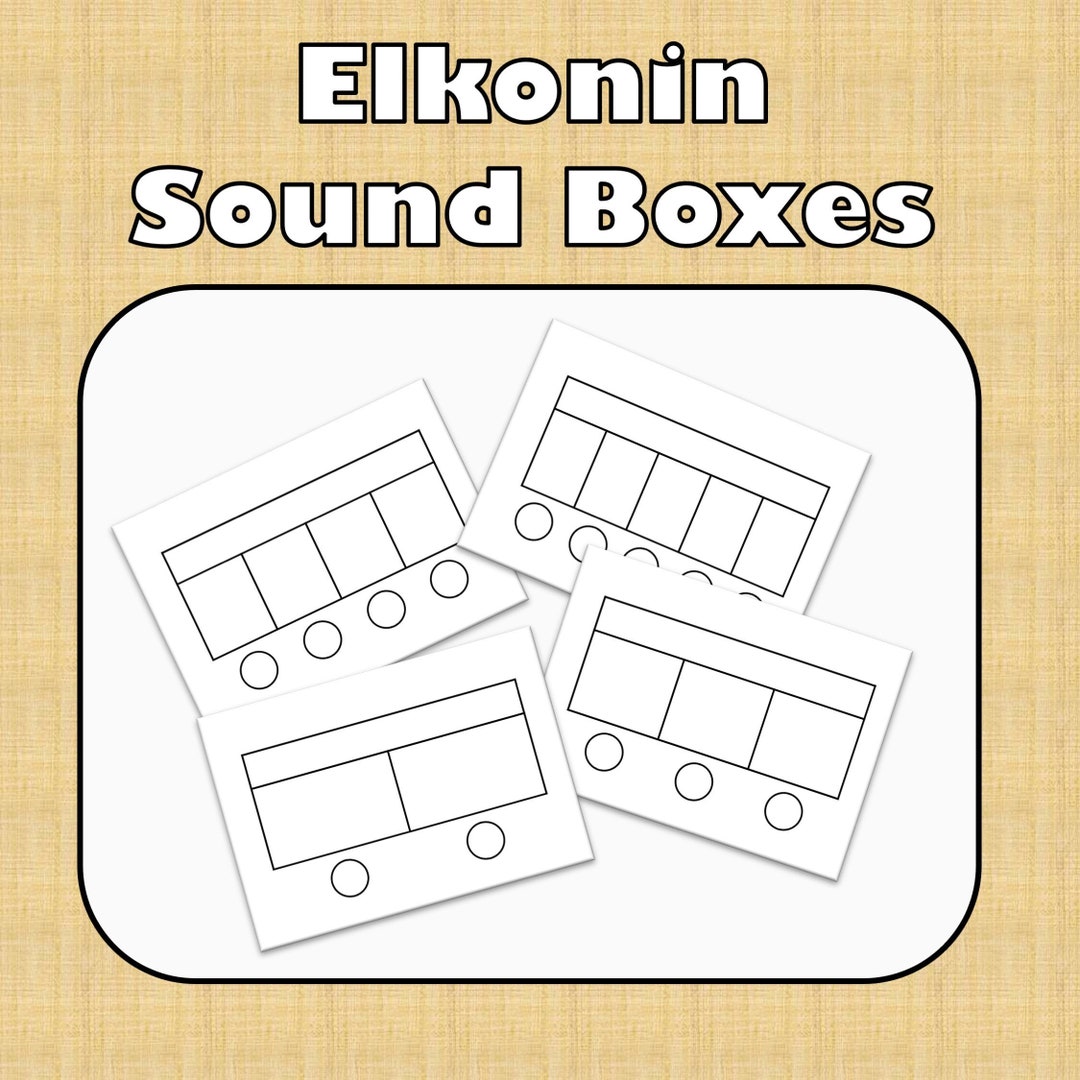 Sound Elkonin Boxes Blank Word Work CVC Phonemic Awareness - Etsy
