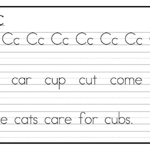 A-Z Alphabet Letters Handwriting Practice Sheets Australia Foundation ...