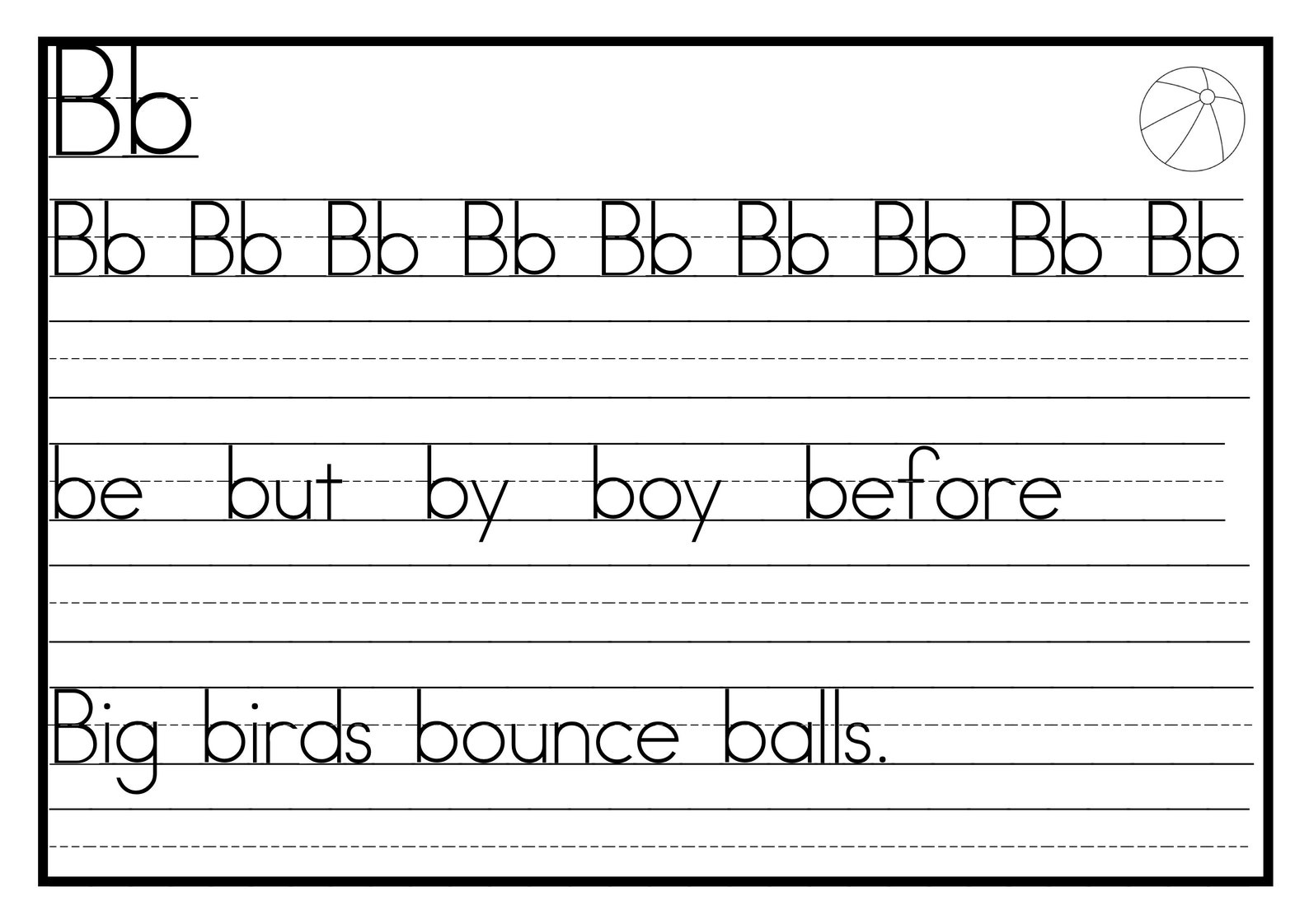 A-Z Alphabet Letters Handwriting Practice Sheets Australia Foundation ...