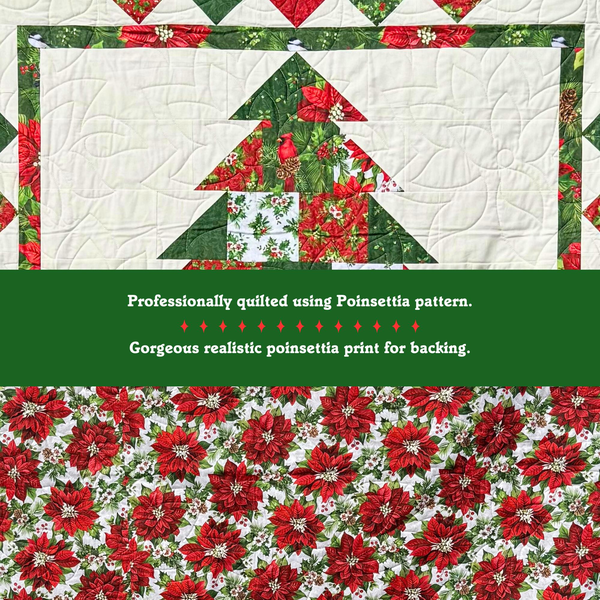 Christmas Tree Charm Quilt - 54"x52" - Spirit of Christmas W ...