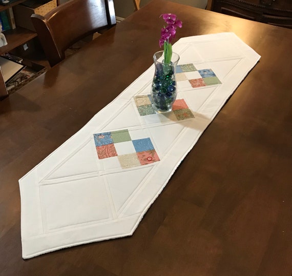 Charmed on Point All-season Quilted Table Runner/table | Etsy