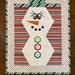 Candy Stripe Snowman Table Runner Quilted Table Runner, Quilted Snowman ...