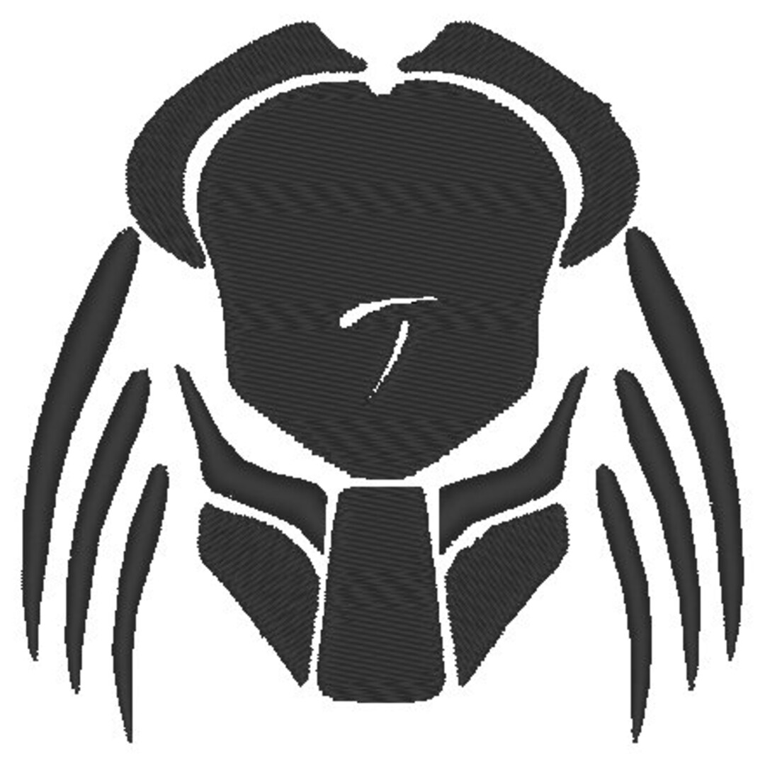 Predator Embroidery File - PES XXX DST Formats, 3 Sizes - Etsy