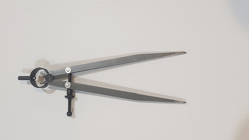 ZLKSKER 8-inch Lockable & Adjustable Spring Wing Divider/scriber, Steel ...