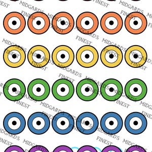 EVIL EYE Printable Template - Etsy