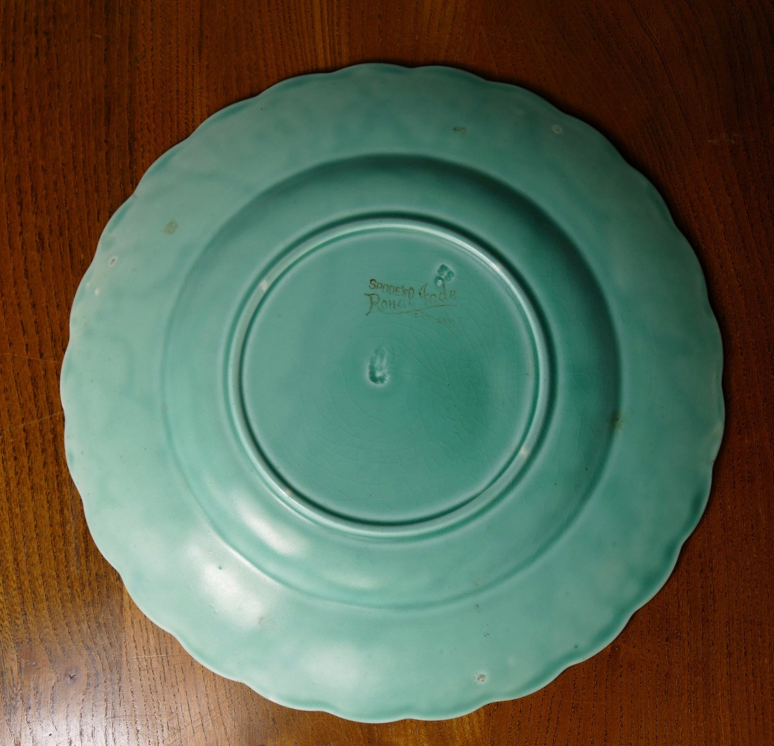 Vintage Spode Royal Jade Plate | Etsy