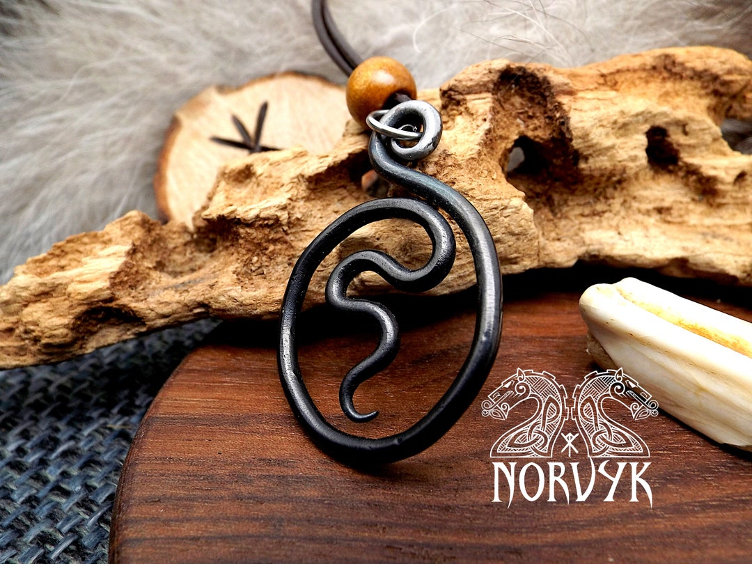 Viking Necklace Nordic Germanic Ethnic Hand Forged - Etsy