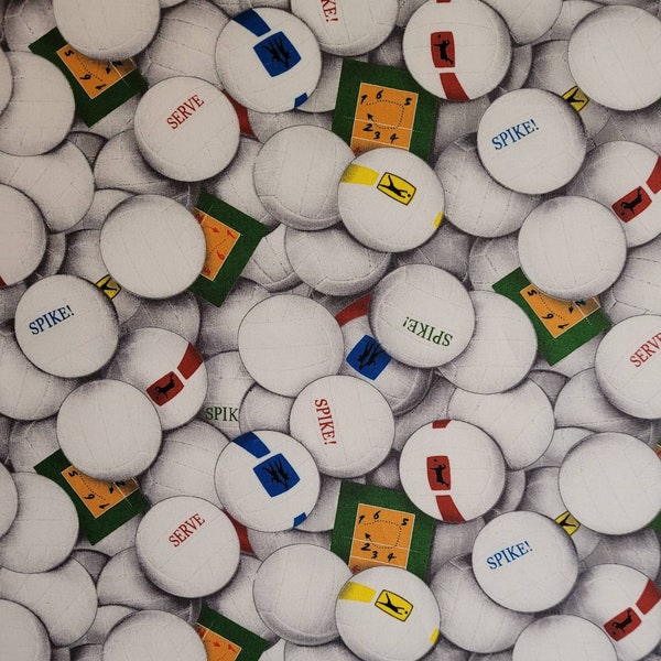 Volleyball Fabric - Etsy