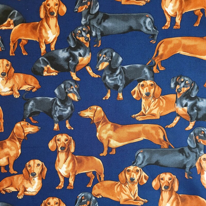 Weiner Dog Fabric - Etsy