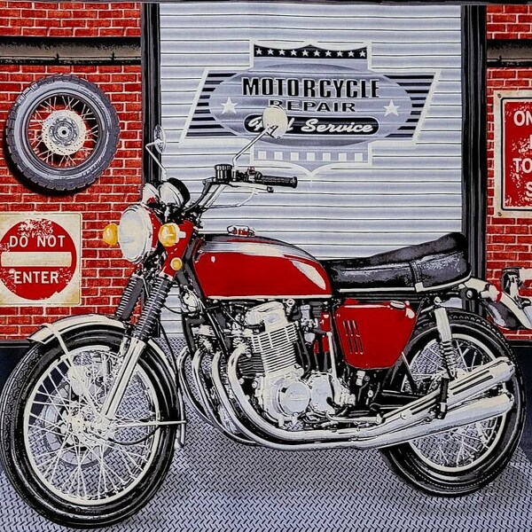 Motorcycle Fabric - Etsy